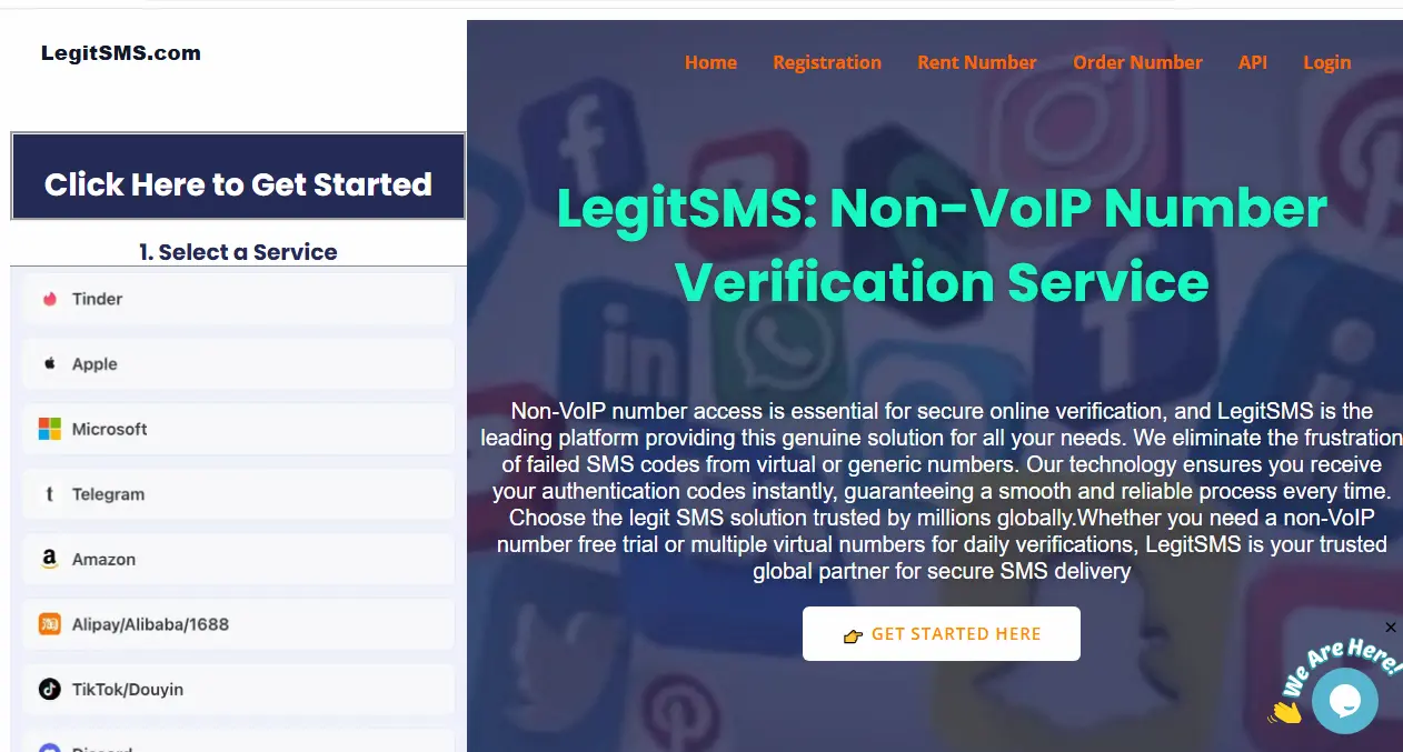 Secure Account Login | LegitSMS